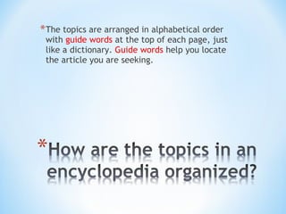 Encyclopedia | PPT