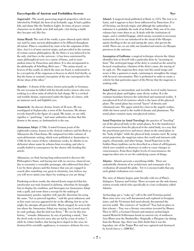 Encyclopedia Of Ancient And Forbidden Secrets | PDF | Judaism ...