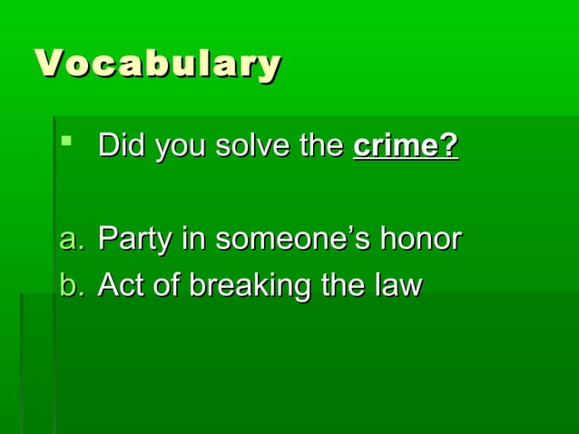 Encyclopedia Brown and the Case of the Slippery Salamander | PPT