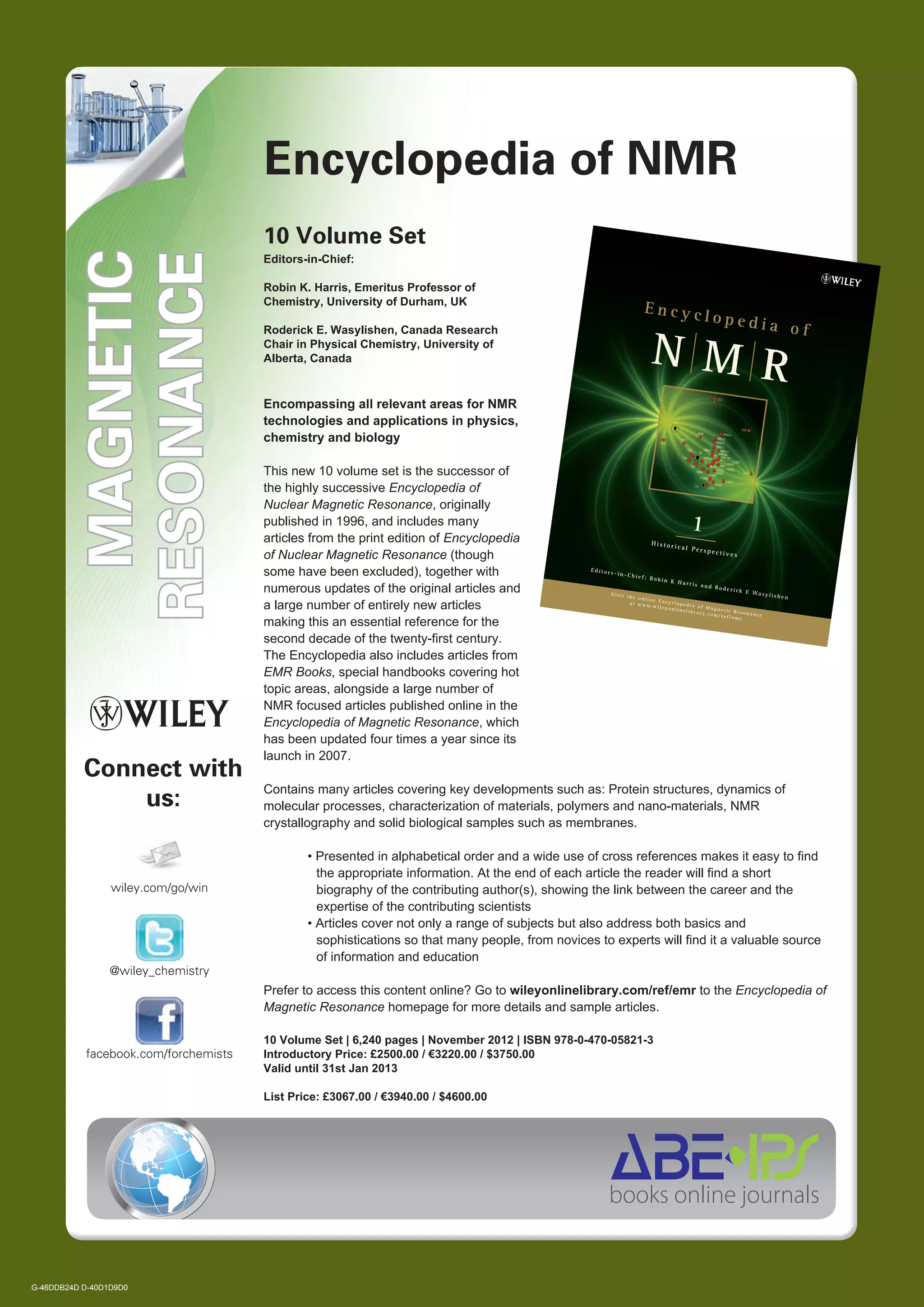 Encyclopedia nmr 2012-abeips | PDF
