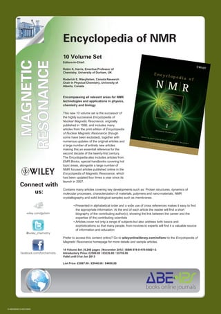 Encyclopedia nmr 2012-abeips | PDF