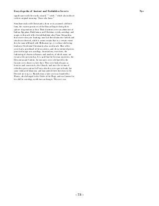 Encyclopedia of ancient & forbidden secrets | PDF