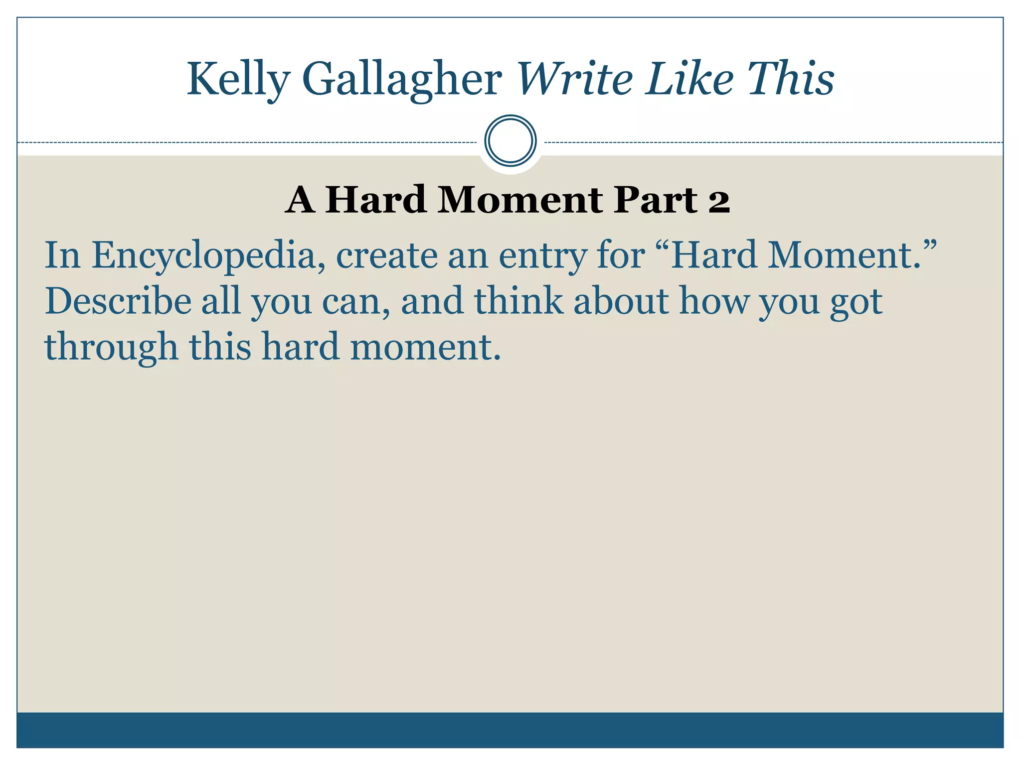 Encyclopedia of an Ordinary Life Writing Prompts, Adapted from ...