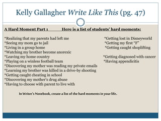 Encyclopedia of an Ordinary Life Writing Prompts, Adapted from ...