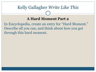 Encyclopedia of an Ordinary Life Writing Prompts, Adapted from ...