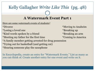 Encyclopedia of an Ordinary Life Writing Prompts, Adapted from ...