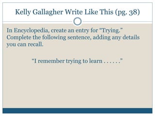 Encyclopedia of an Ordinary Life Writing Prompts, Adapted from ...