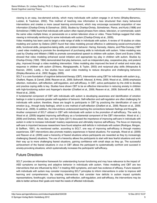 Encyclopedia of autism spectrum disorders | PDF