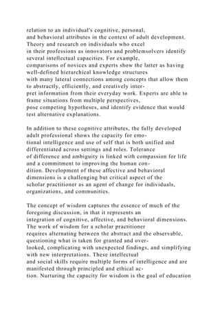 Encyclopedia of Distributed Learning Scholar Practitioner Mo.docx ...