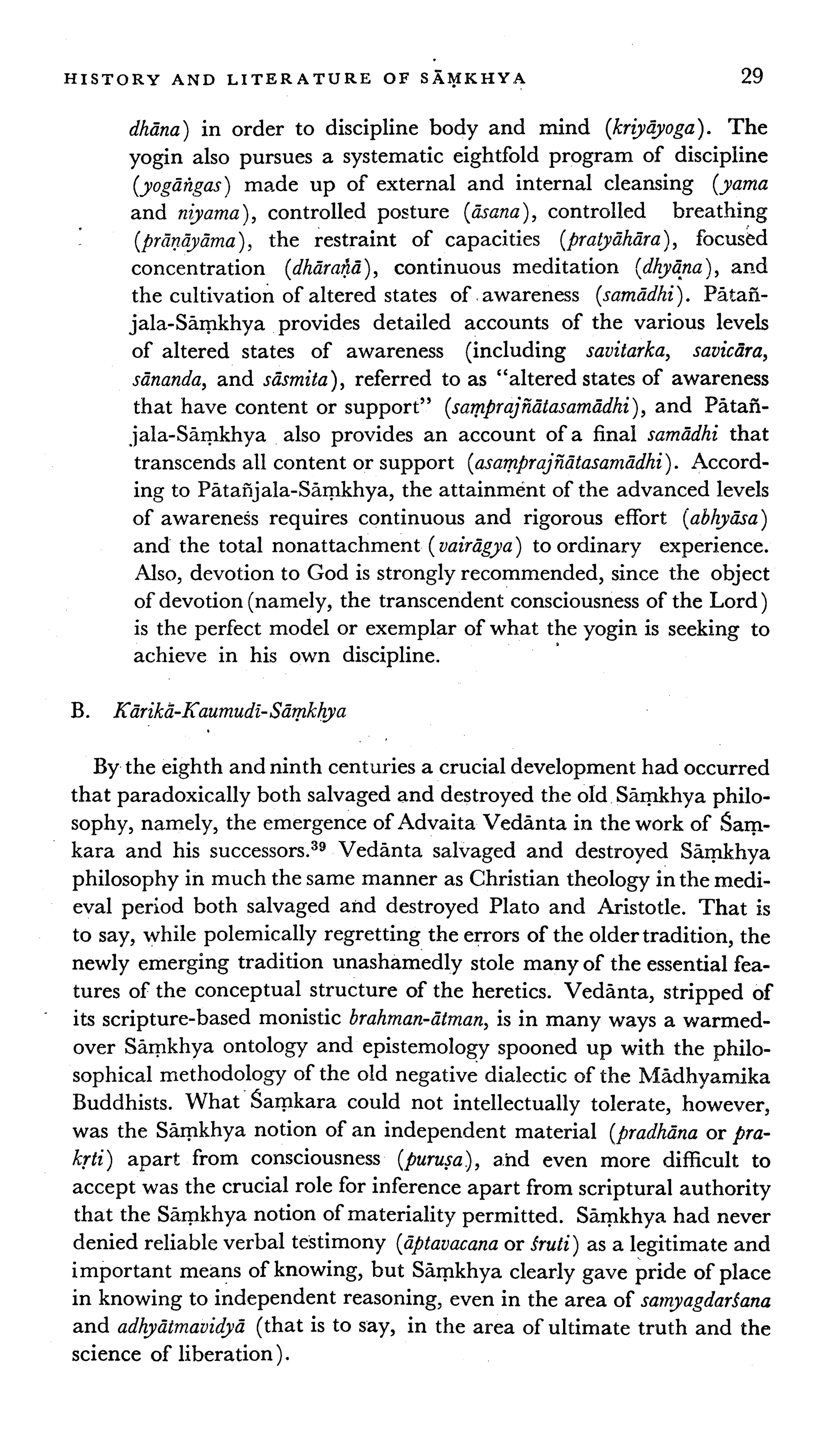 Encyclopedia of indian philosophies vol 4 - samkhya a dualist tradition ...