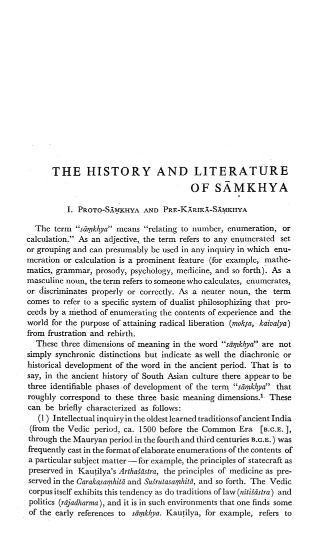 Encyclopedia of indian philosophies vol 4 - samkhya a dualist tradition ...