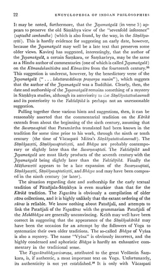 Encyclopedia of indian philosophies vol 4 - samkhya a dualist tradition in indian philosophy | PDF