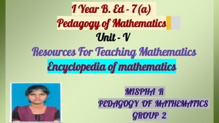 Encyclopedia of mathematics | PPTX