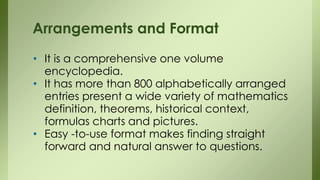 Encyclopedia of mathematics | PPTX