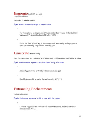 Encyclopedia of spells | PDF