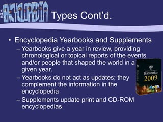 Encyclopedias | PPTX