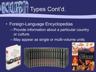 Encyclopedias | PPTX