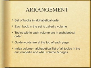 Encyclopedias | PPT