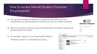 Marvel Studios Character Encyclopedia | PPTX