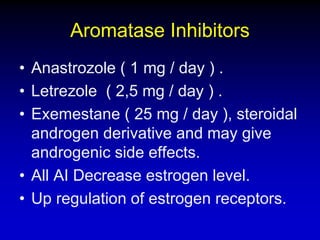 Endocrine therapy in breast cancer | PPTX