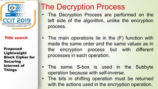 Proposed Lightweight Block Cipher Algorithm for Securing Internet of ...
