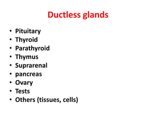 endocrine system ductless glands ppt .pptx | Thyroid Disorders ...