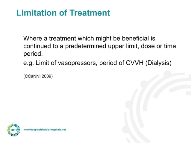 'End of Life Care in the Intensive Care Unit (ICU)' (Presentation from ...