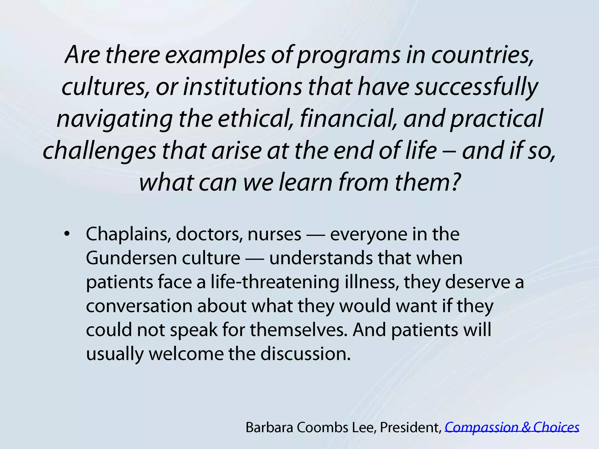 End of-life barbara coombs-q9 | PPTX