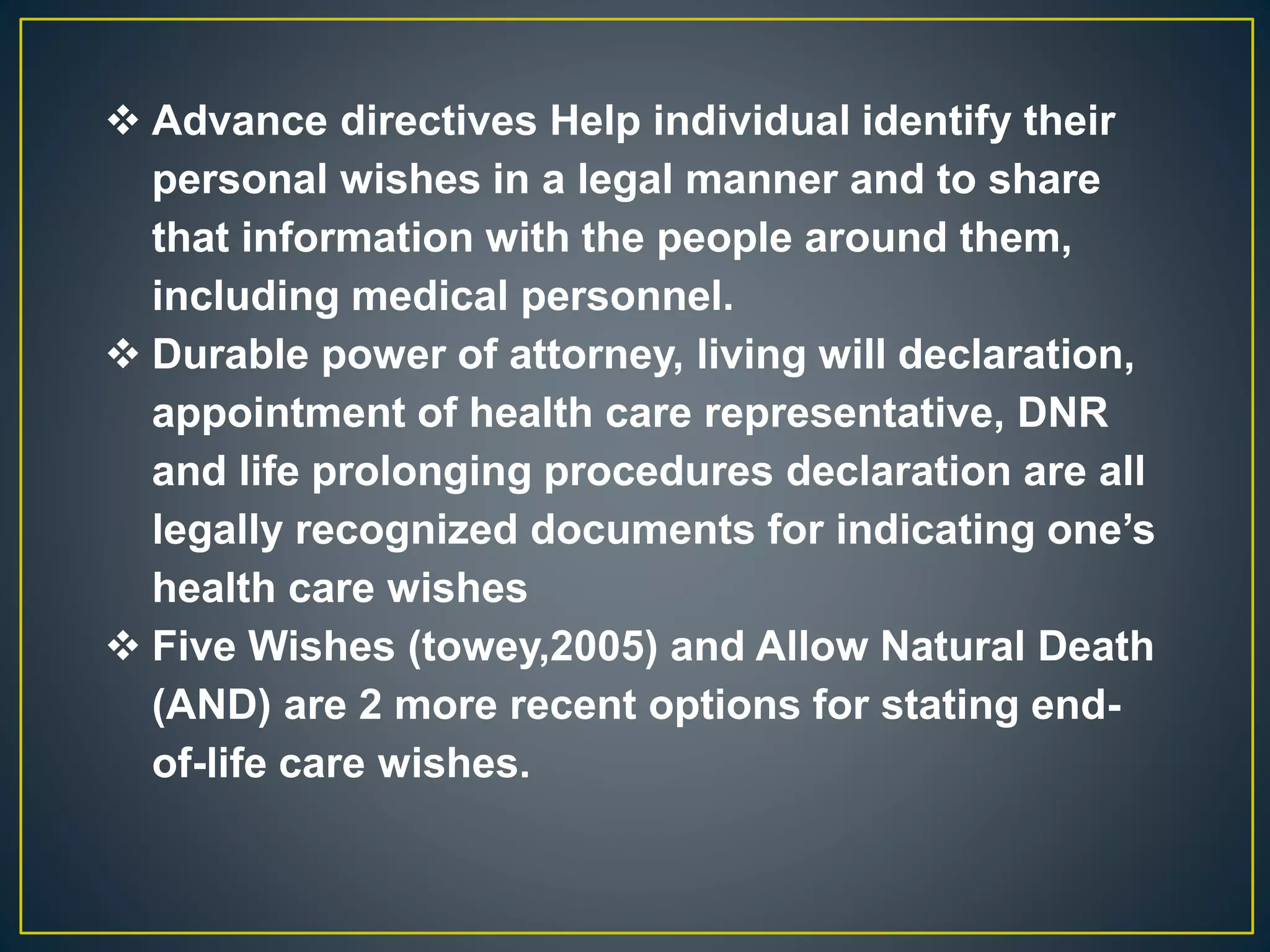 End of-life care | PPTX