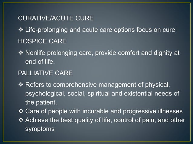 End of-life care | PPTX | Lung and Respiratory Health | Diseases and Conditions
