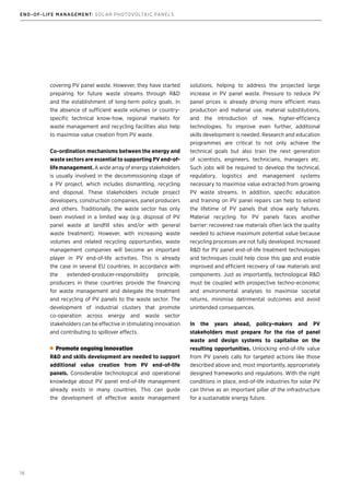 End of-life management solar photovoltaic panels 2016 irena | PDF