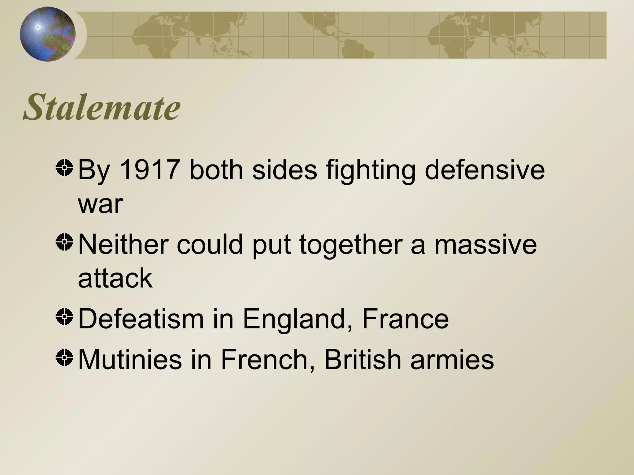 End of WWI | PPT