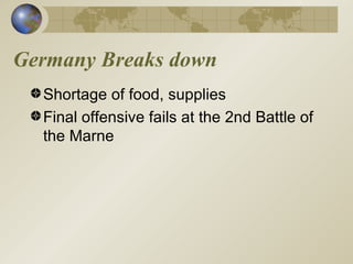 End of WWI | PPT