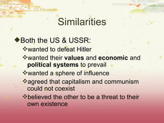 End of WWII / Cold War | PPT