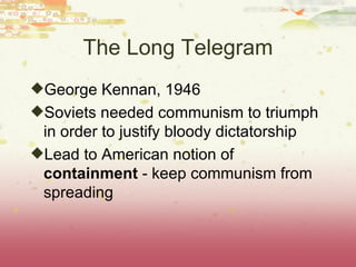 End of WWII / Cold War | PPT