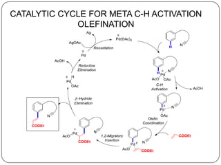 End on template method for meta C-H activation | PPT