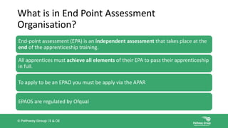 End-Point Assessment Organisations EPAOs - Apprenticeship Training ...