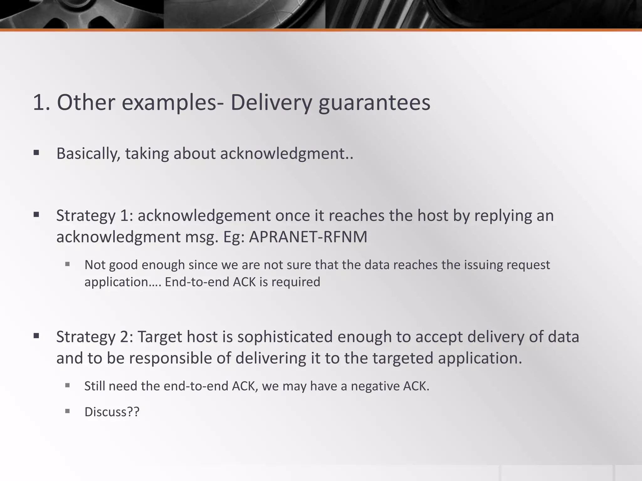 End to-end arguments in system design | PPTX