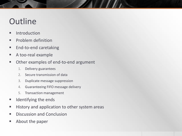 End to-end arguments in system design | PPTX | Computer Networking | Computing