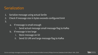 End to-end large messages processing with Kafka Streams & Kafka Connect | PPT