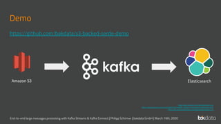 End to-end large messages processing with Kafka Streams & Kafka Connect | PPT