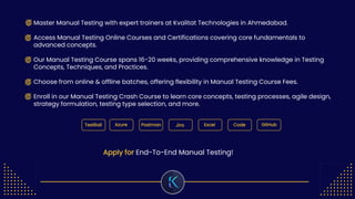 End-To-End Manual Testing | PPT