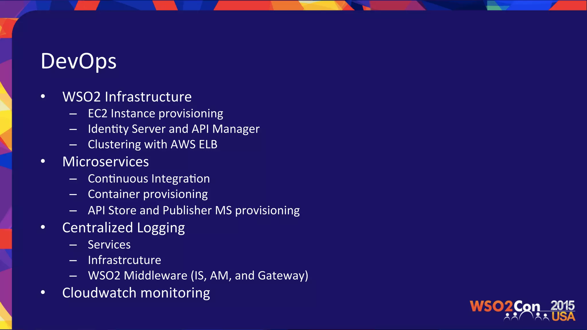 Wso2con Usa 2015 End To End Microservice Architecture With Wso2
