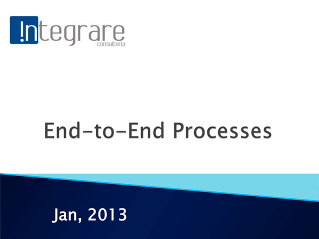 End-to-End processes | PPTX