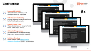 End-to-End SAP business process and test automation with UiPath | PPT