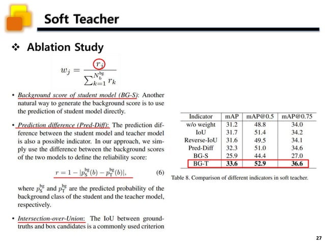 End to-end semi-supervised object detection with soft teacher ver.1.0 | PPTX