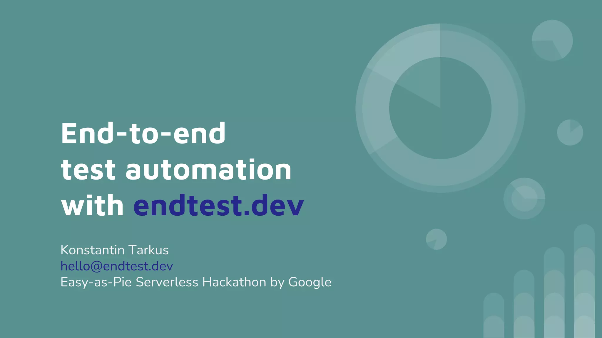 End-to-end test automation with Endtest.dev