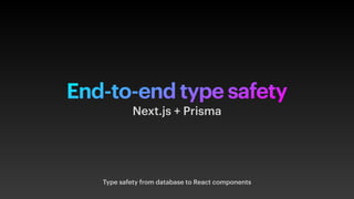 End to-end type safety | PDF