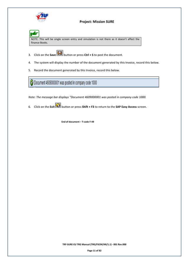 SAP FI AR: End User Guide for Beginners | PDF