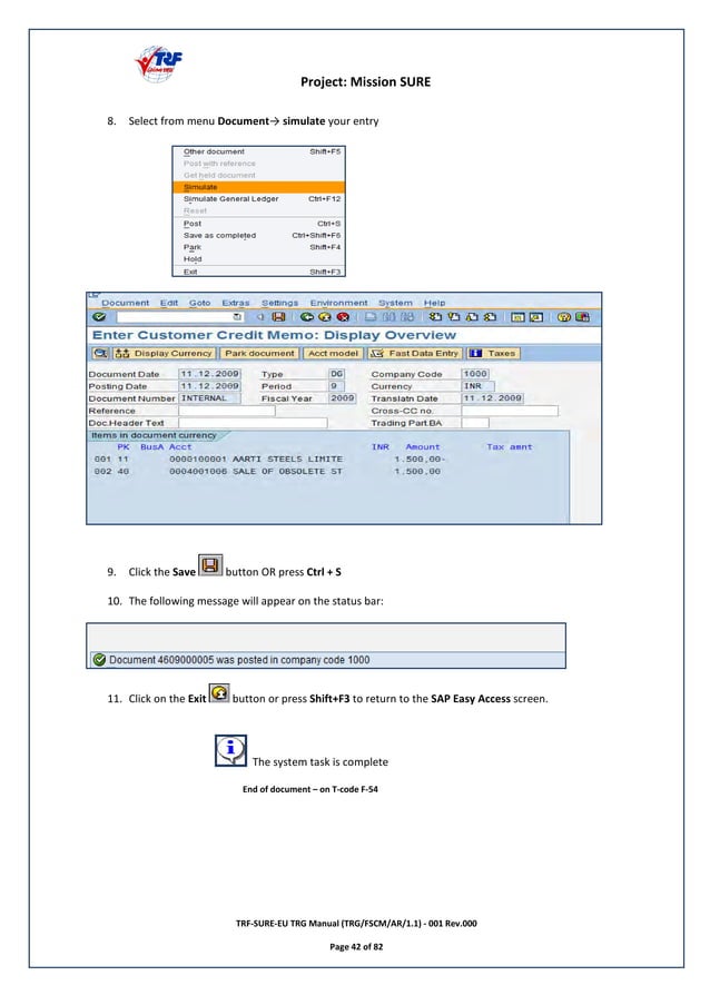 SAP FI AR: End User Guide for Beginners | PDF